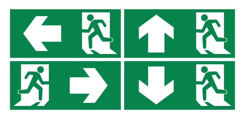Emergency & Escape Signage – NEFP Fire Protection Services Ltd